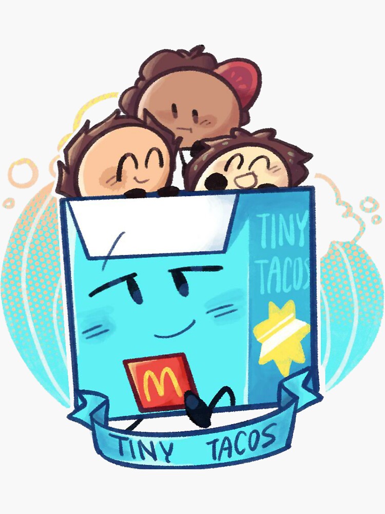 "Tiny Tacos Winner - The Daily Object Show" Sticker for Sale by ...