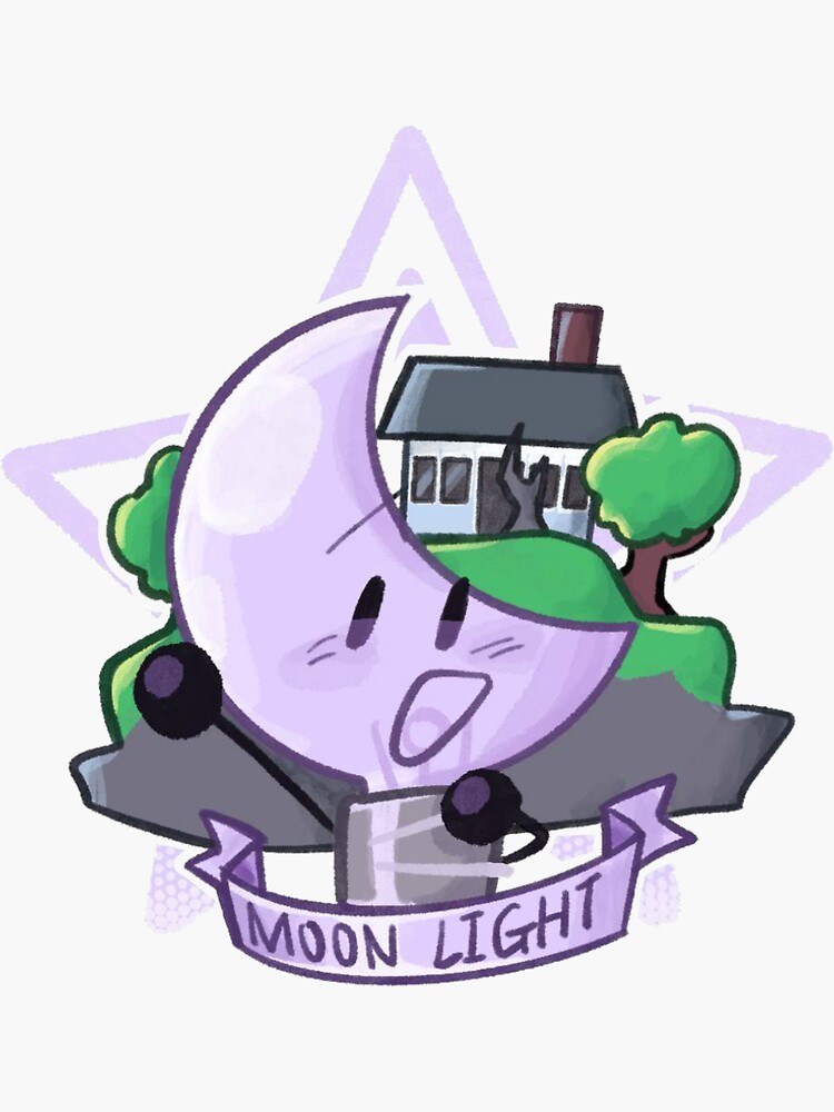 "Moonlight Champion - The Daily Object Show" Sticker for Sale by ...