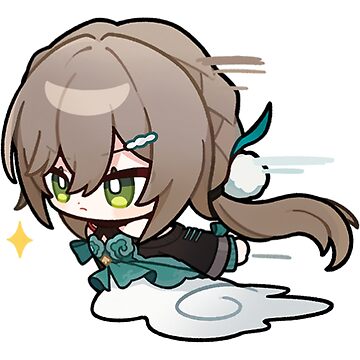 "Qingque- Honkai Star Rail Chibi" Sticker for Sale by mikichibi | Redbubble