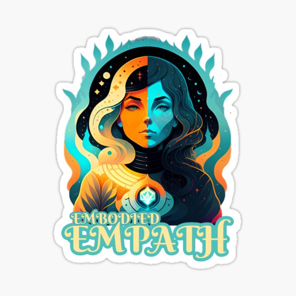 "Integrated Embodied Empath" Sticker for Sale by EmbodiedEmpath | Redbubble