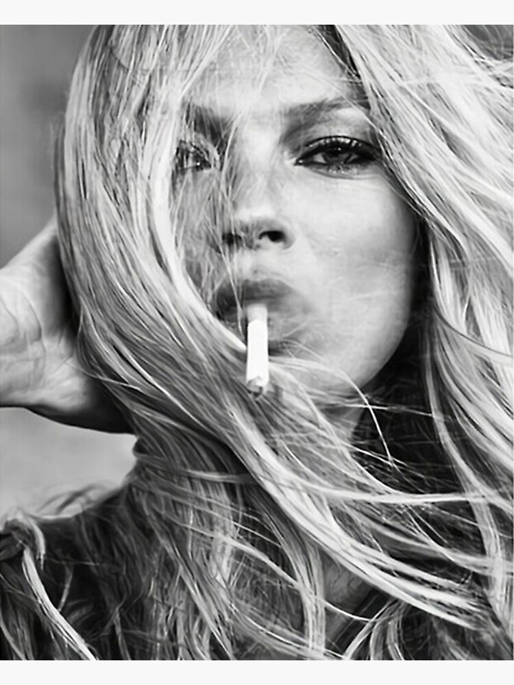 "VIntage Kate Moss Smoking Oribinal" Photographic Print for Sale by ...