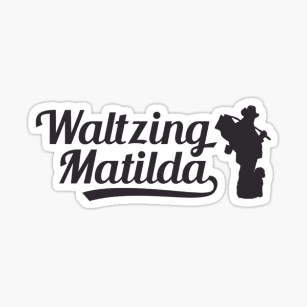 "Waltzing Matilda " Sticker for Sale by CamiPichon | Redbubble