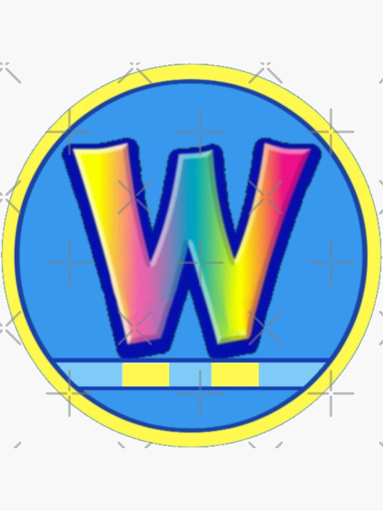 "Webkinz W Arte Fact Patch" Sticker for Sale by themmrib | Redbubble