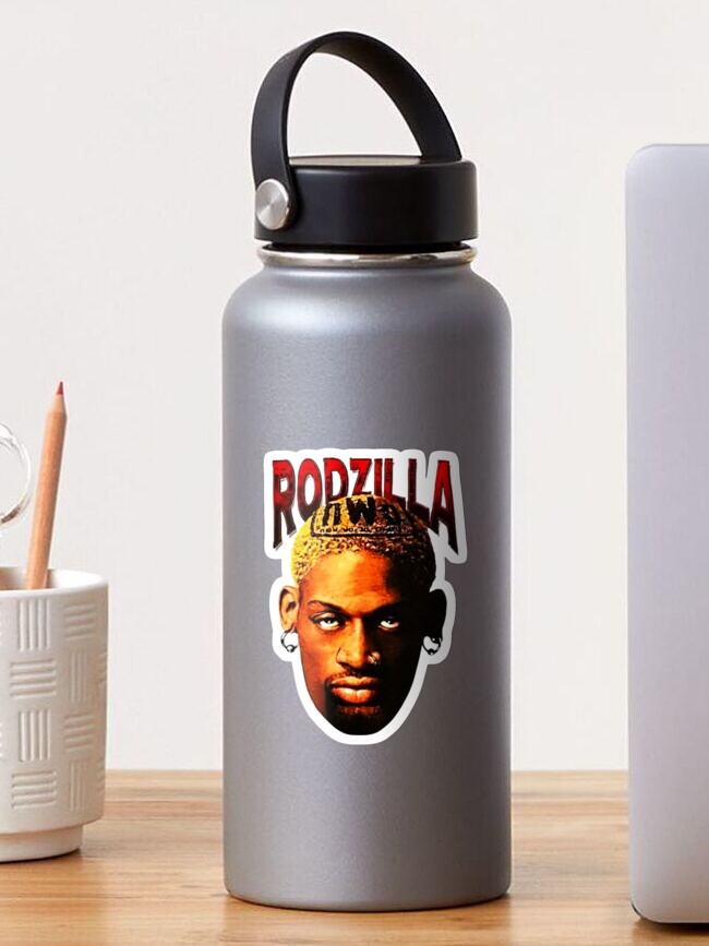 "Dennis Rodman Rodzilla" Sticker for Sale by mendezromao | Redbubble