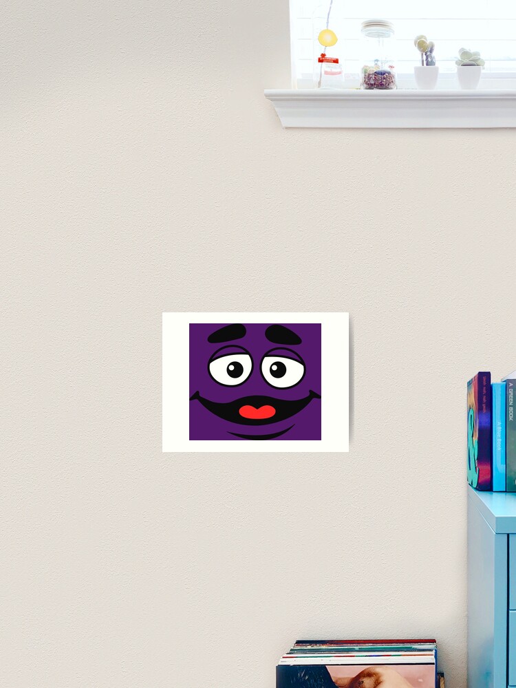 "Grimace face" Art Print for Sale by FASLab | Redbubble