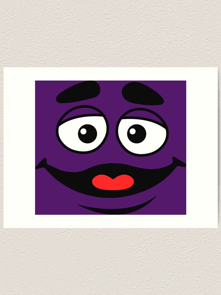 "Grimace face" Art Print for Sale by FASLab | Redbubble