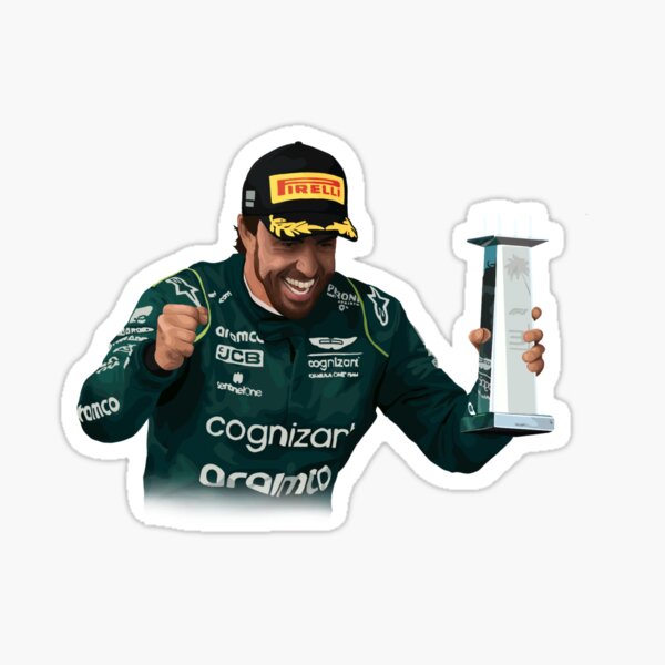 "Fernando Alonso " Sticker for Sale by FSTSB | Redbubble