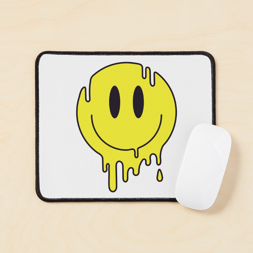 "Melting Smiley Face" Sticker for Sale by Saifapbml | Redbubble