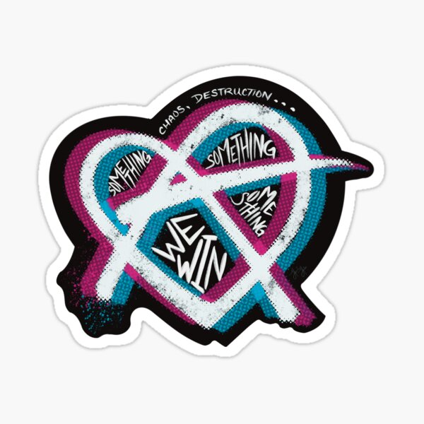 "Nimona Anarchy Heart" Sticker for Sale by HenriByDesign | Redbubble