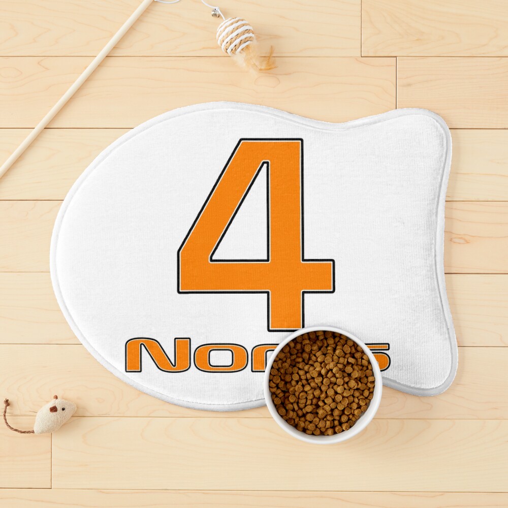 "Lando Norris Number 4" Sticker for Sale by BradF1Posters | Redbubble