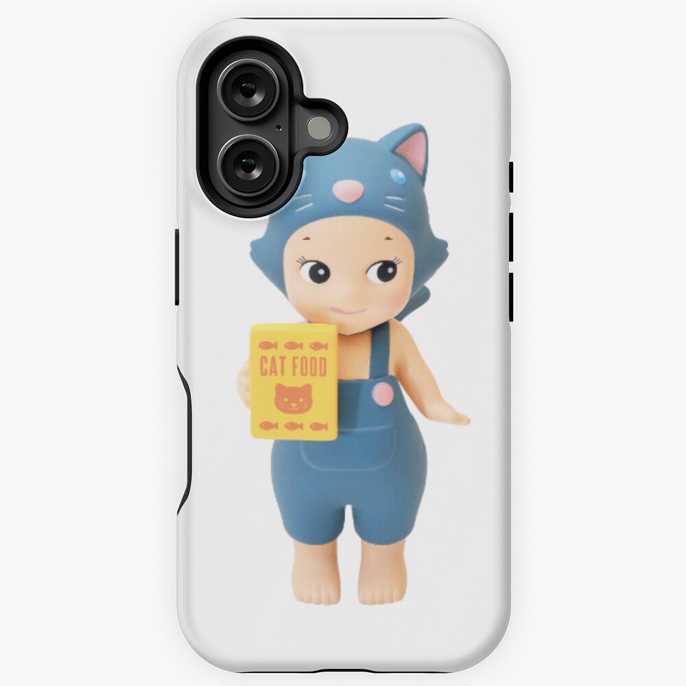 "bluish gray cat sonny angel" Sticker for Sale by purpletooths | Redbubble