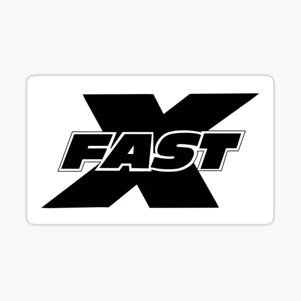 "Fast X Logo" Sticker for Sale by BeckyA16 | Redbubble