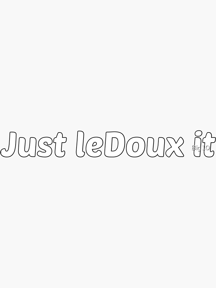 "Chris leDoux - Just leDoux it" Sticker for Sale by Mariano ⭐⭐⭐⭐⭐ ...