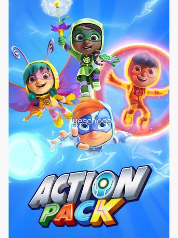 "action pack Netflix" Sticker for Sale by ilyeschoop | Redbubble