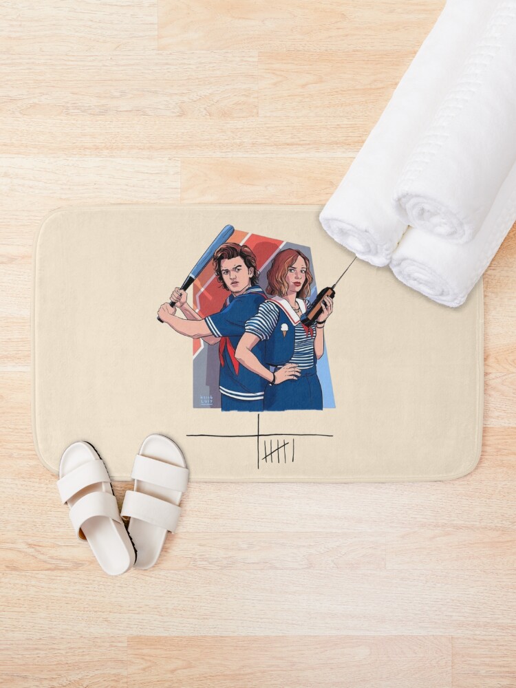 Stranger Things Steve and Robin | Bath Mat sold by Zuhura | SKU ...