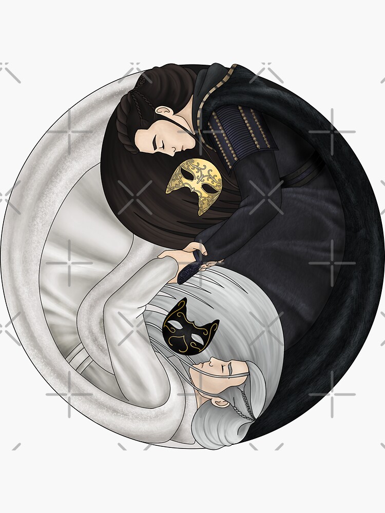 "Guardian (Zhen Hun) Shen Wei & Ye Zun Yin Yang" Sticker for Sale by ...
