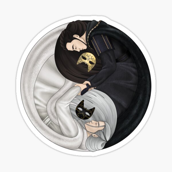 "Guardian (Zhen Hun) Shen Wei & Ye Zun Yin Yang" Sticker for Sale by ...