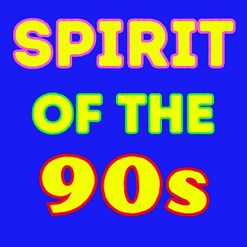 "Spirit of the 90s" Sticker for Sale by RetroHU | Redbubble