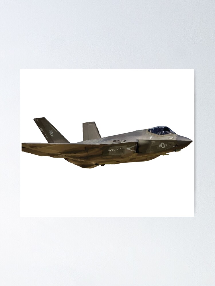 "Lockheed Martin F 35 Lightning Fighter Jet side view US Air Force ...