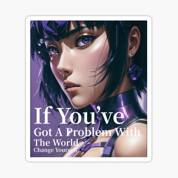 "Motoko Kusanagi Ghost in the Shell 2" Sticker for Sale by MitsuiT ...