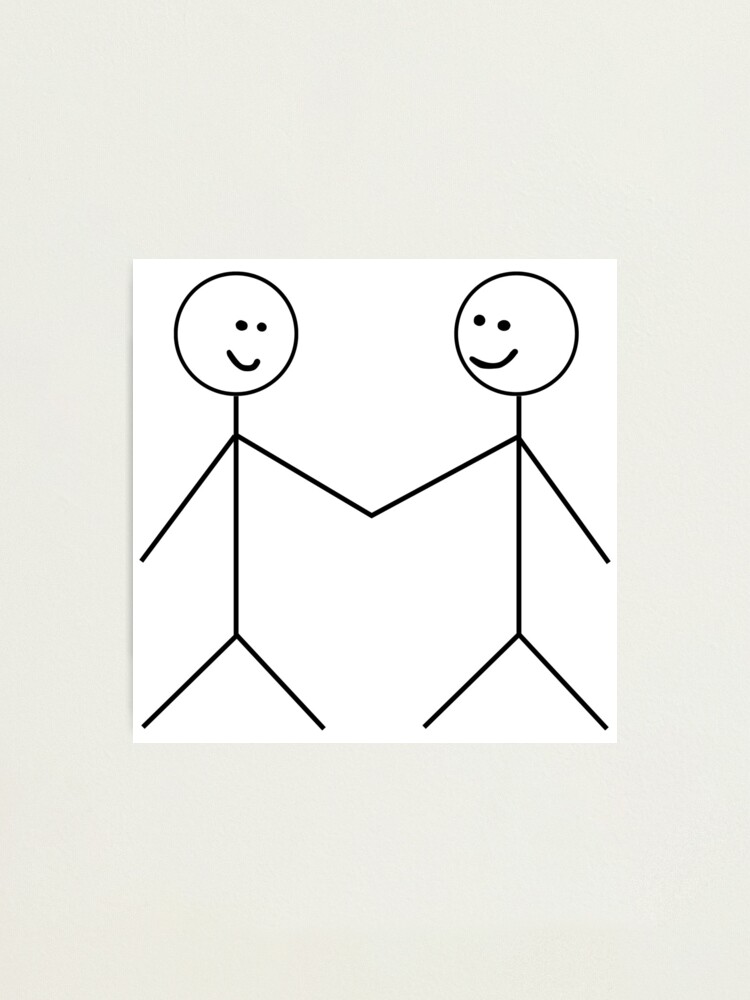 Two Stick Figures