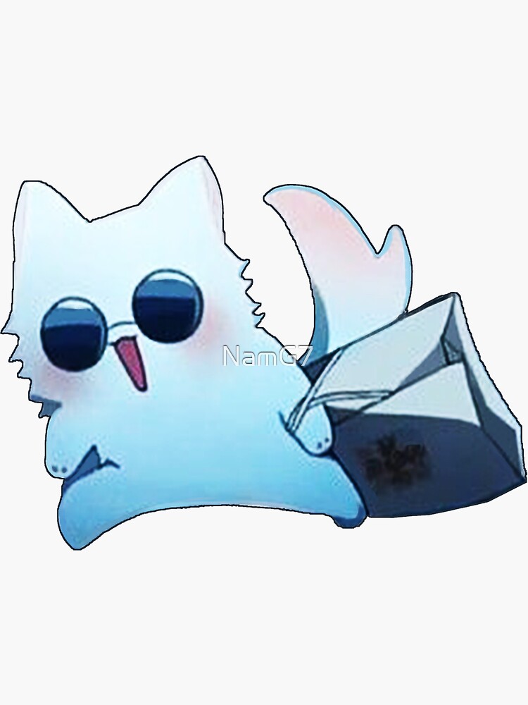 "Gojo cat" Sticker for Sale by NamG7 | Redbubble