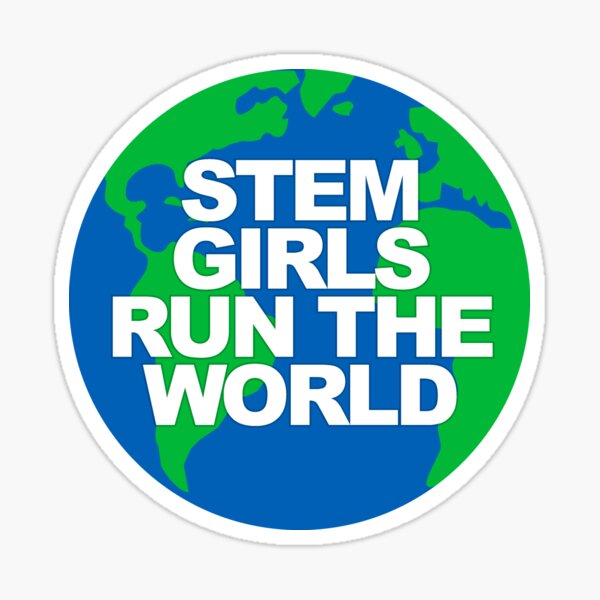 "STEM­ Girls­" Sticker by apled | Redbubble