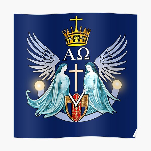 "Christian Heraldry" Poster for Sale by Hyperdulia | Redbubble
