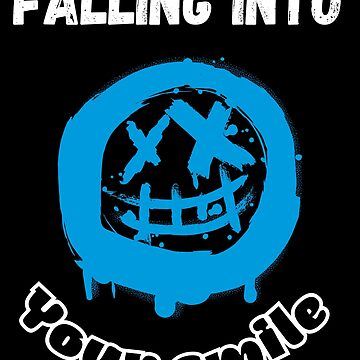 "Falling into your smile emoji face" Sticker for Sale by RahyasDesign ...