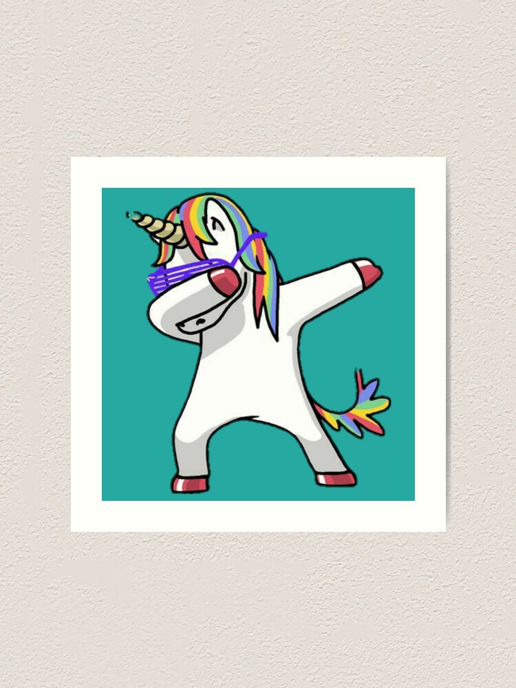 "Unicorn dab" Art Print for Sale by Ange26 | Redbubble