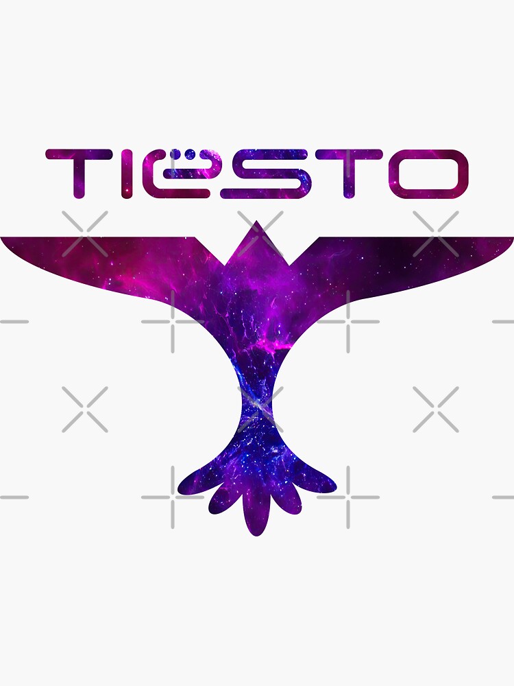 "Tiesto Logo Galaxy Fans" Sticker for Sale by AZGallery | Redbubble