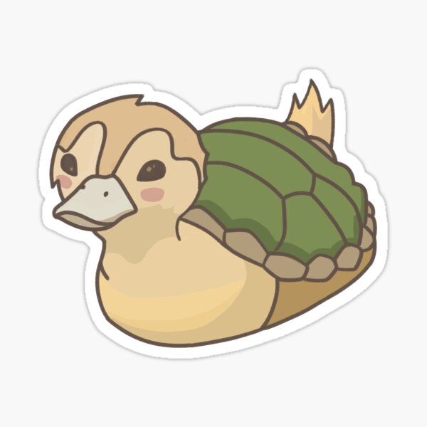 "Turtle Duck Avatar (Green Ver.)" Sticker for Sale by kikistickershop ...