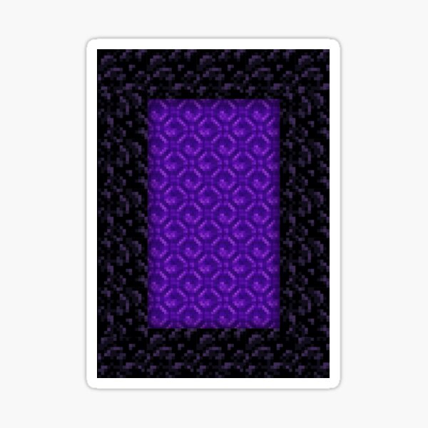 "Nether Portal Mousepad | Minecraft Notebook | Aesthetics | Nostalgia ...