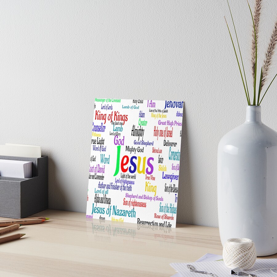 "Jesus Name" Poster for Sale by WhaleExpo | Redbubble