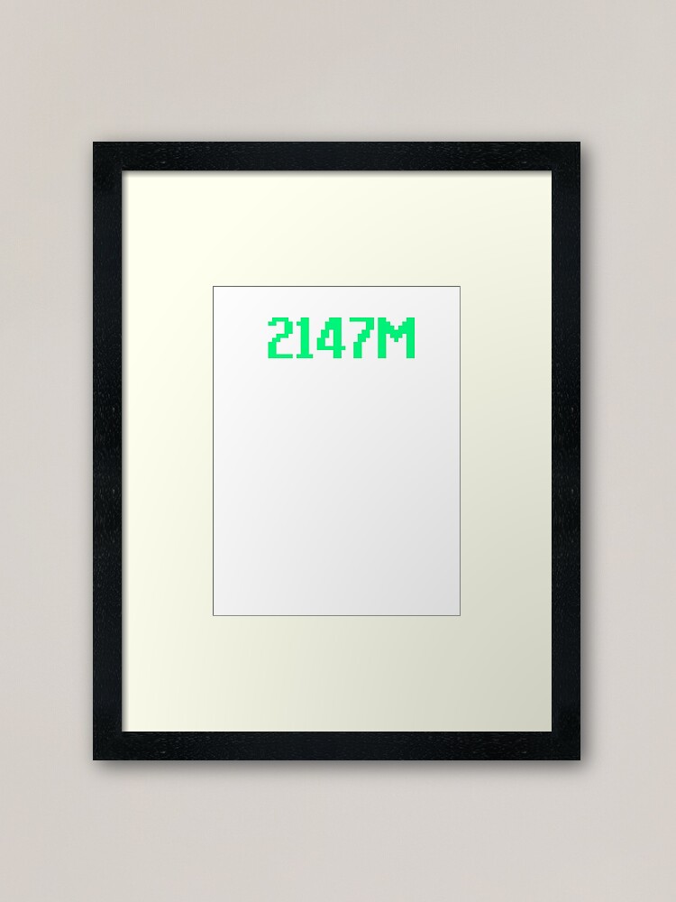 "2147M gp" Framed Art Print for Sale by KingClothes | Redbubble