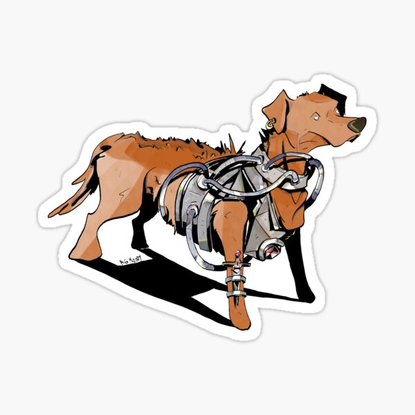 "Rhodesian Ridgeback Artificer" Sticker for Sale by Amanda Moody ...