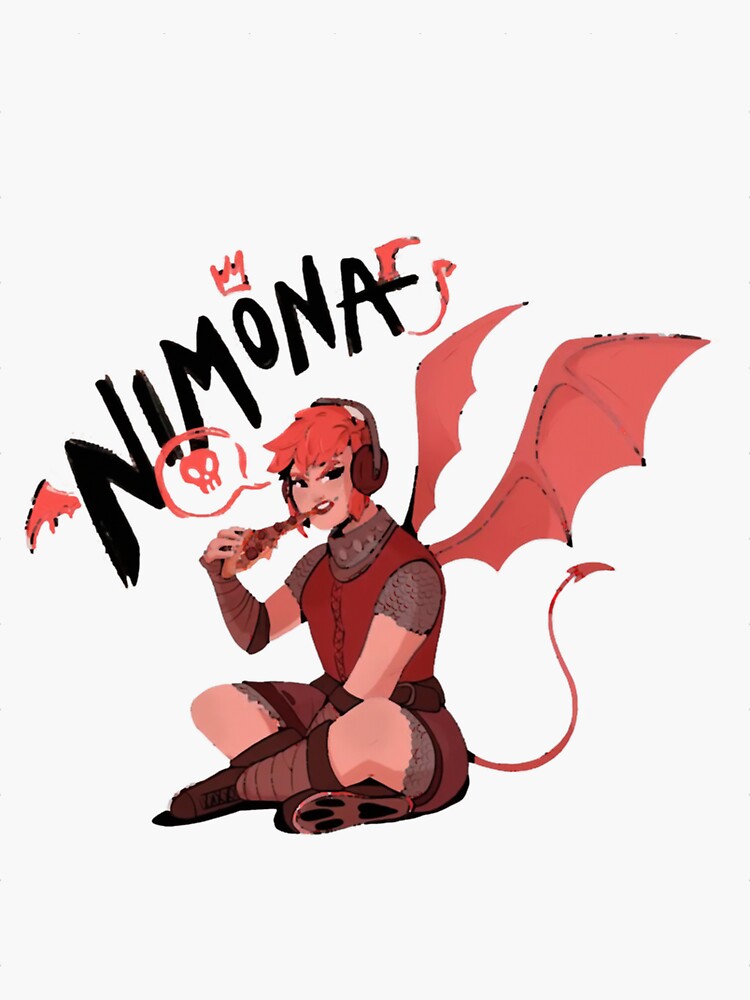 "Nimona art " Sticker for Sale by RussellWatson | Redbubble