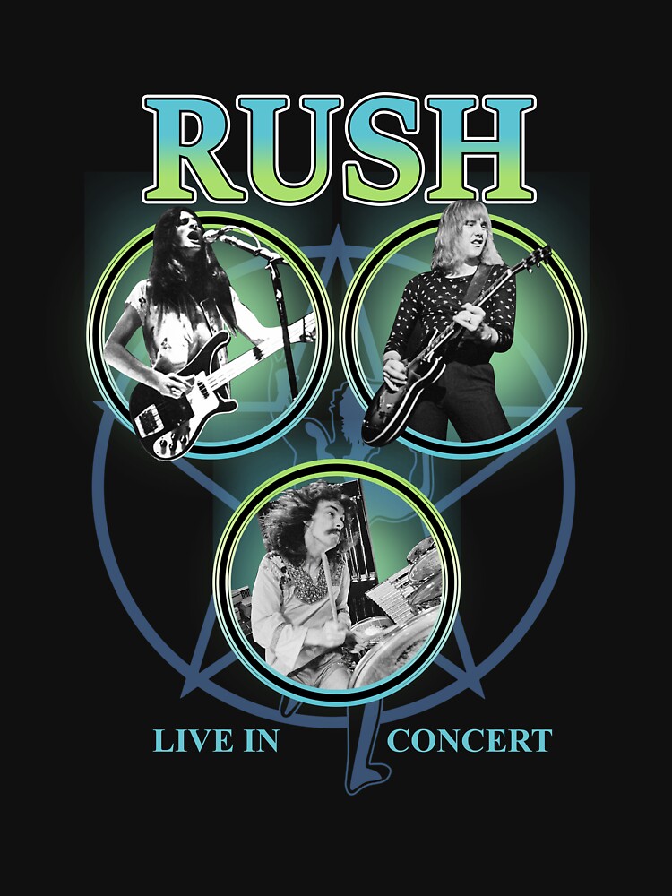 "Rúsh band Live in Concert Classic Pics" Essential T-Shirt for Sale by ...