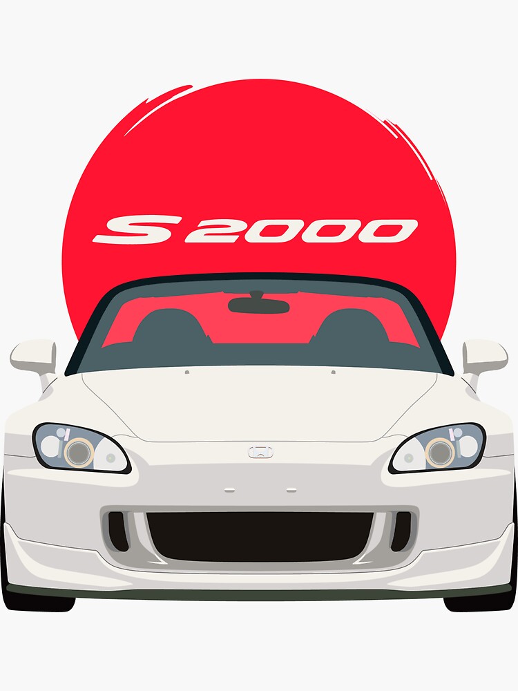 "JDM S2000 vector art" Sticker for Sale by shlaboza | Redbubble