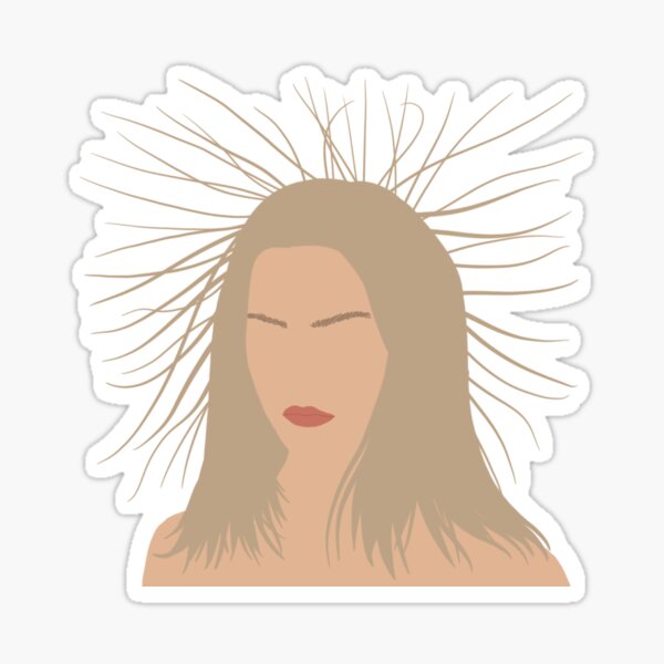 "renee rapp snow angel cover art" Sticker for Sale by nerfie | Redbubble