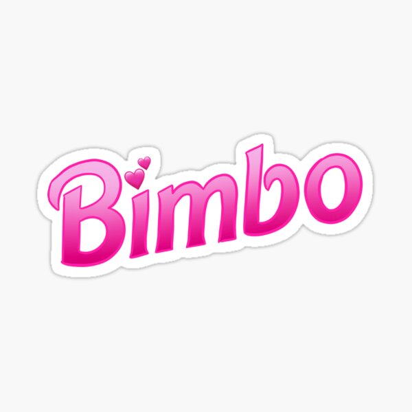 "Bimbo" Sticker for Sale by HexedCreations | Redbubble