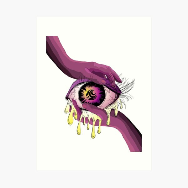 "Bassnectar EDM eye art " Art Print by dumblewhcre | Redbubble