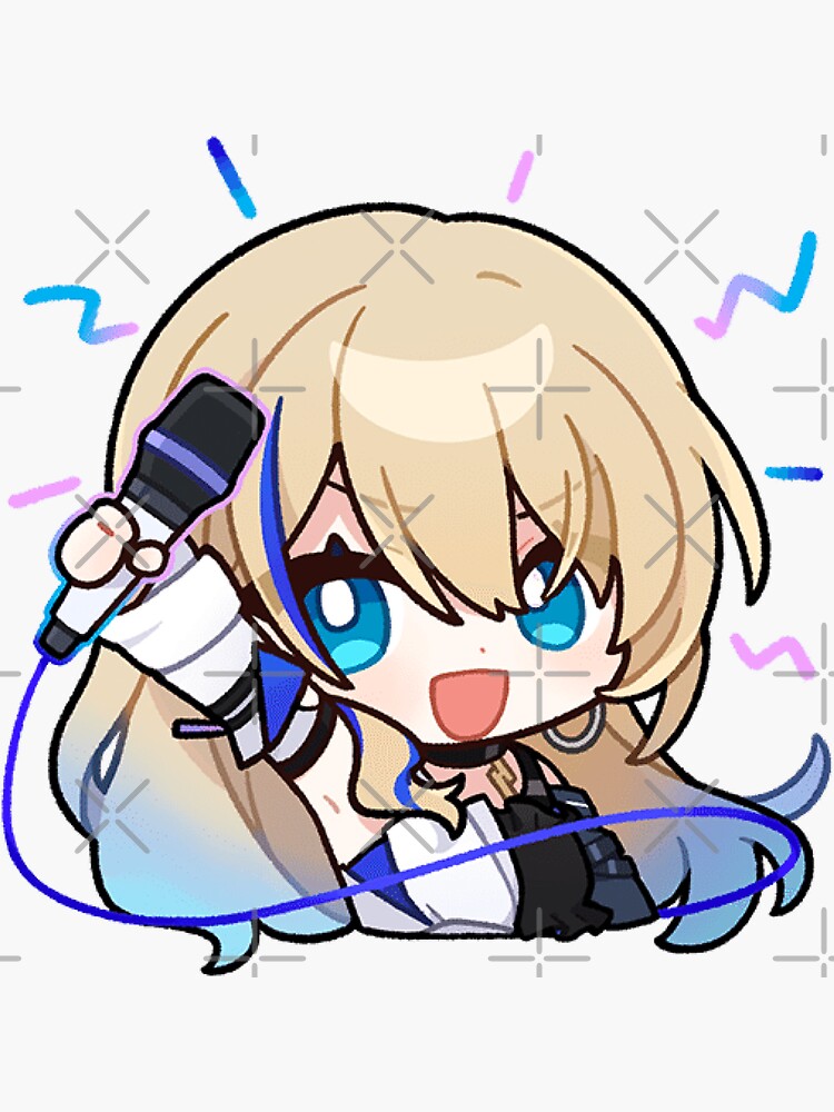 "Honkai Star Rail Chibi Serval- Mic" Sticker for Sale by HerrscherOfArt ...