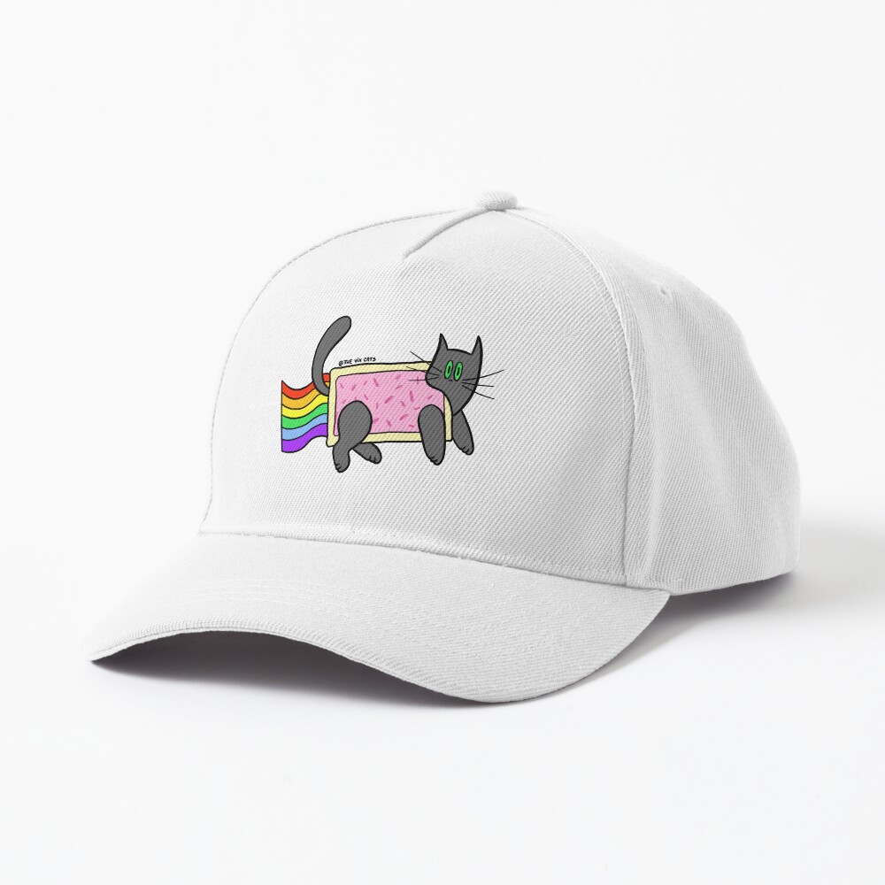 "Cartoon Nyan Cat" Sticker for Sale by TheVixCats | Redbubble