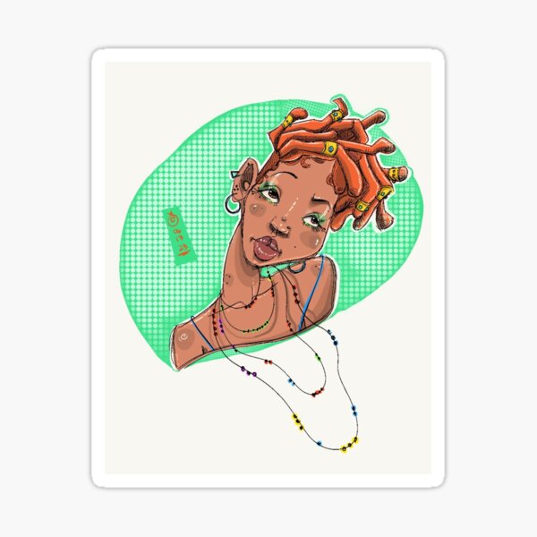 "Black Beauty "Carrot Top"" Sticker for Sale by SilentEchoArt | Redbubble