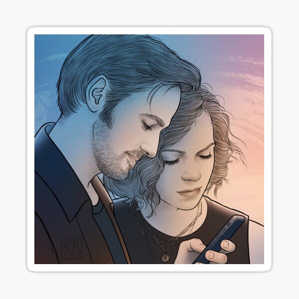 "Rogers & Roni" Sticker by Flipperbrain | Redbubble