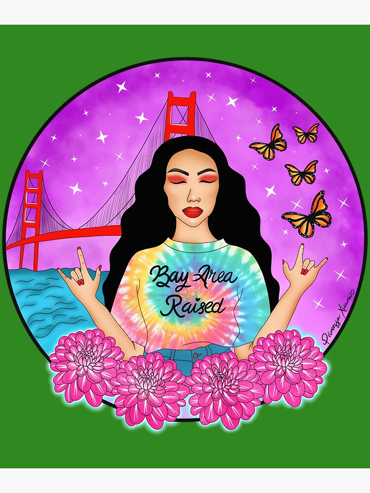 "Bay Area Raised " Poster for Sale by flzxaibkc8 | Redbubble