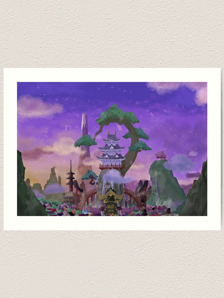 "Wano Country Landscape - One piece" Art Print for Sale by ...