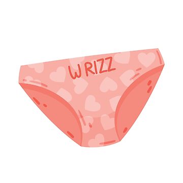 "w rizz Sticker I got W Rizz Panties" Sticker for Sale by Koolzilla ...