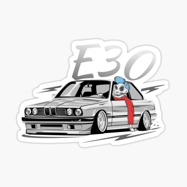 E30 Stickers | Redbubble